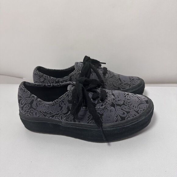 Vans | Shoes | Vans Sneakers Womens Authentic Platform 2 Velour Black ...